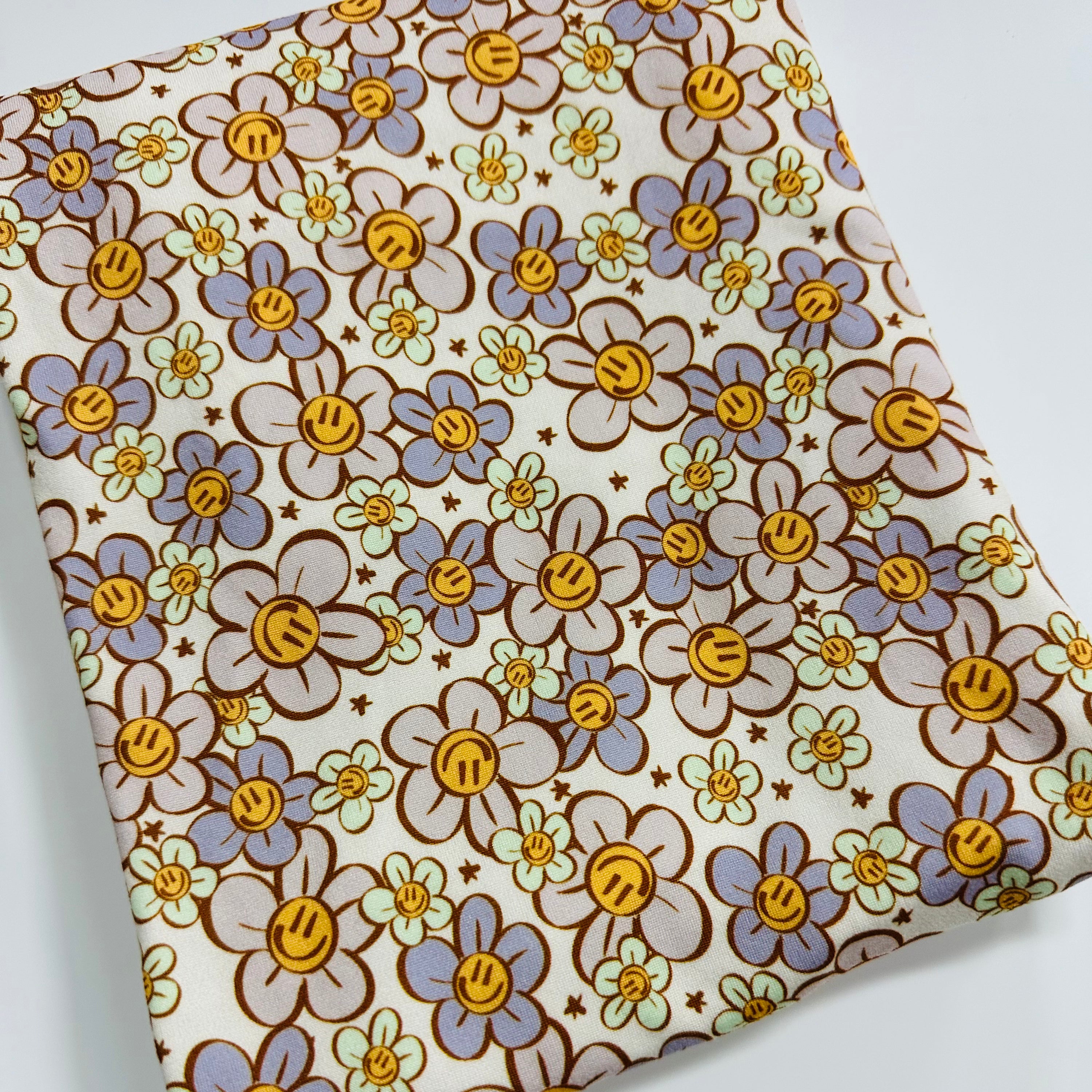 Pre-Order Lavender Daisy Smiley Face Floral Girl Print Bullet, DBP, Ri ...